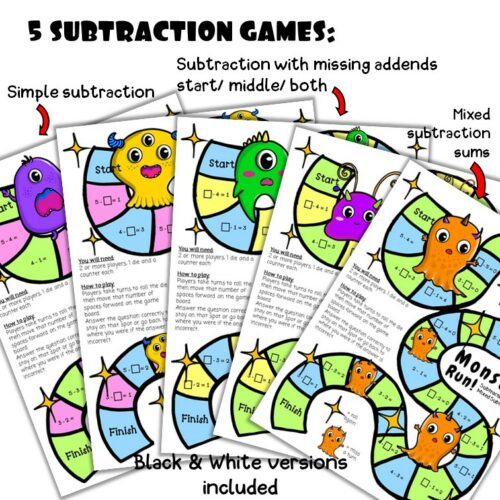 Math games for Addition and Subtraction Facts | Made By Teachers