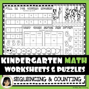 Number Sequencing Math Worksheets | Made By Teachers