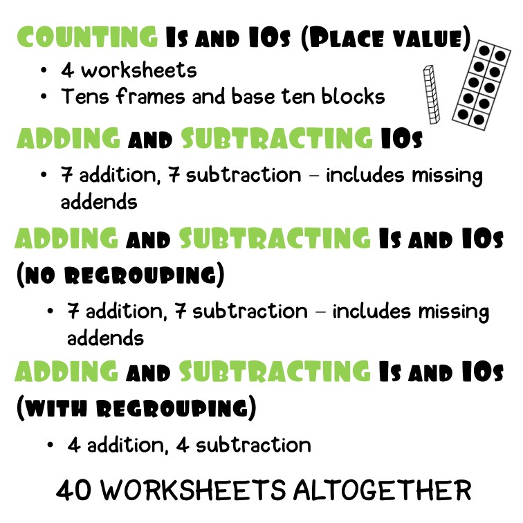 Addition and Subtraction Worksheets with and without regrouping | Made ...