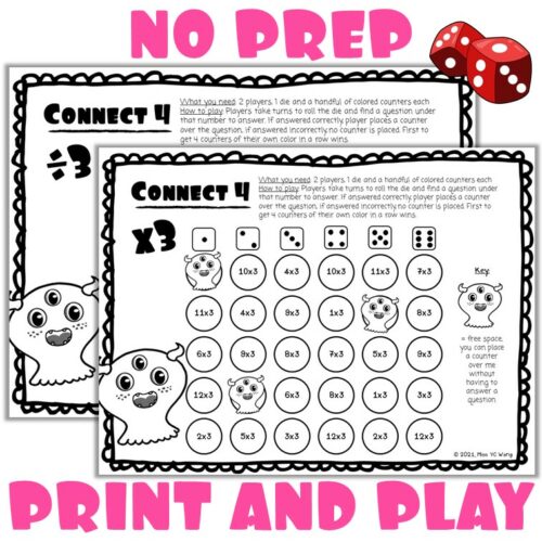 Multiplication and Division Games for Fact Fluency - Made By Teachers