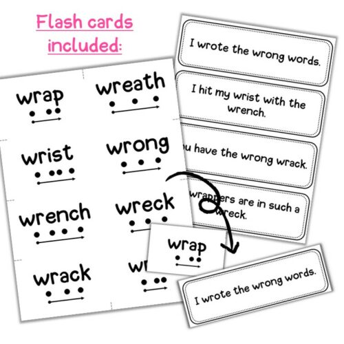 Consonant Digraph WR Worksheets, game and PPT Slides | Made By Teachers