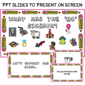 Consonant Digraph NG Worksheets, game and PPT Slides | Made By Teachers