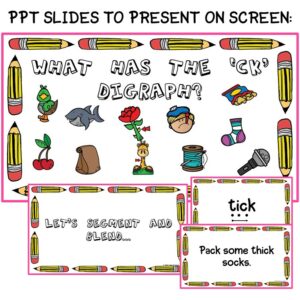 Consonant Digraph CK Worksheets, game and PPT Slides | Made By Teachers