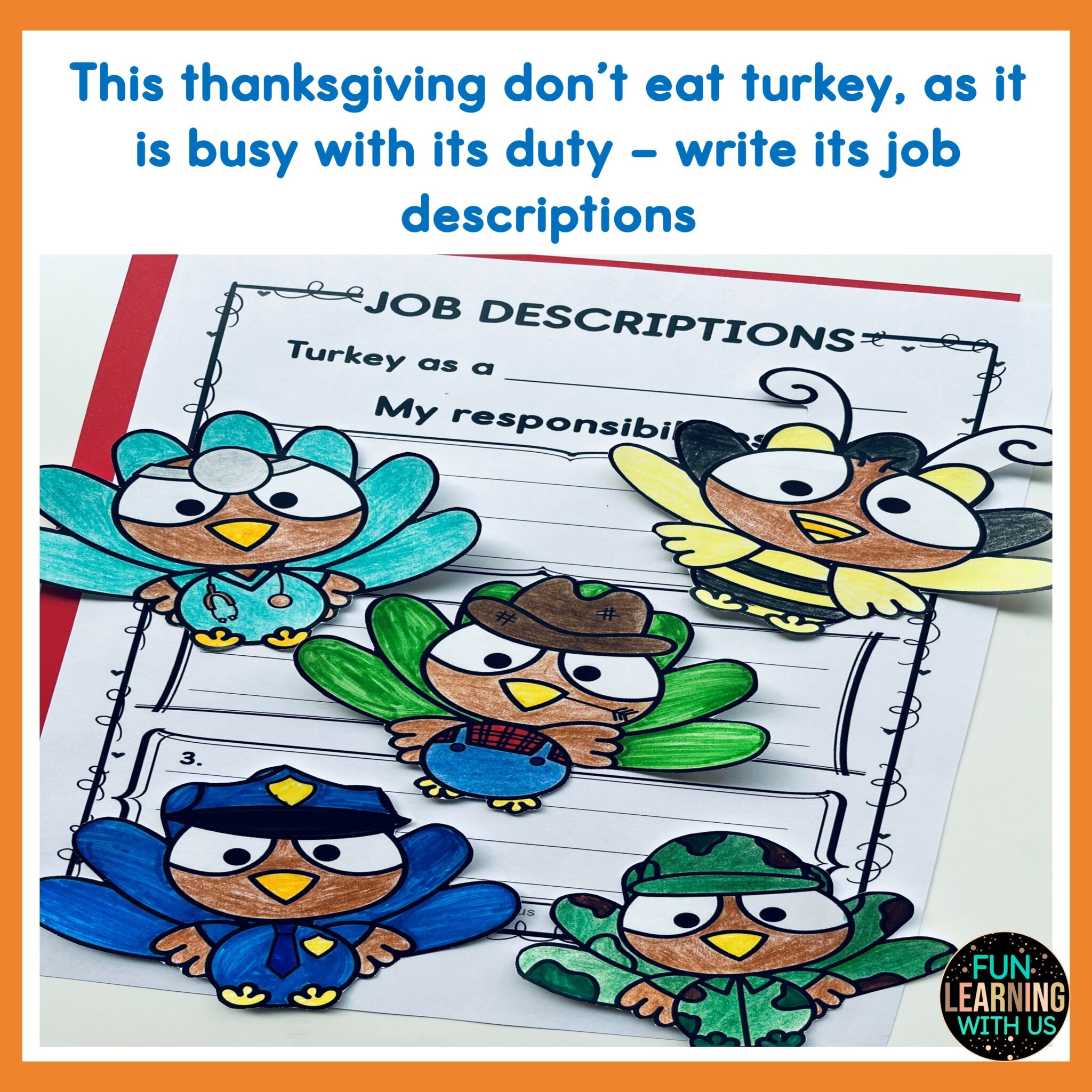 Turkey in Disguise Thanksgiving Bulletin Board & Turkey Trouble - Made ...