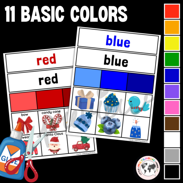 Christmas Activity: Sorting by Color Activity - Color Sorting - Color ...