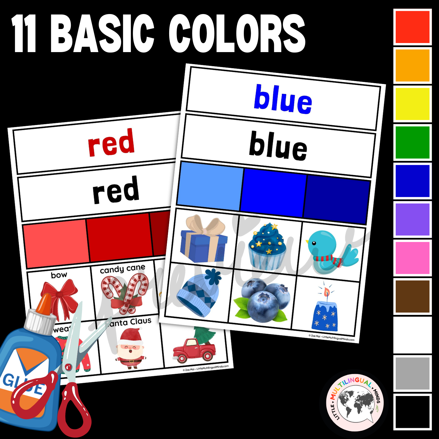 Christmas Activity: Sorting by Color Activity - Color Sorting - Color ...