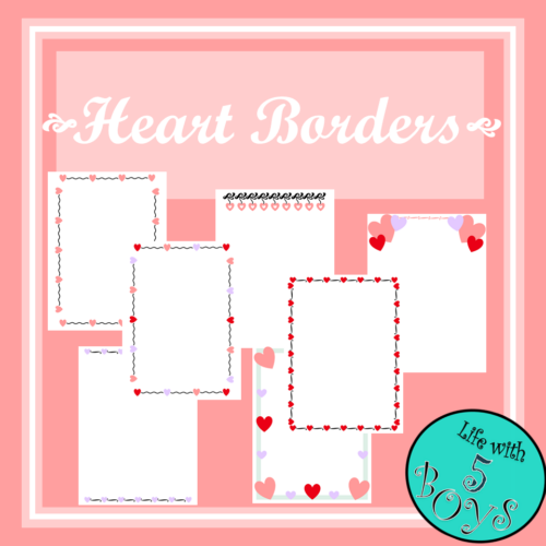 Heart Borders | Made By Teachers