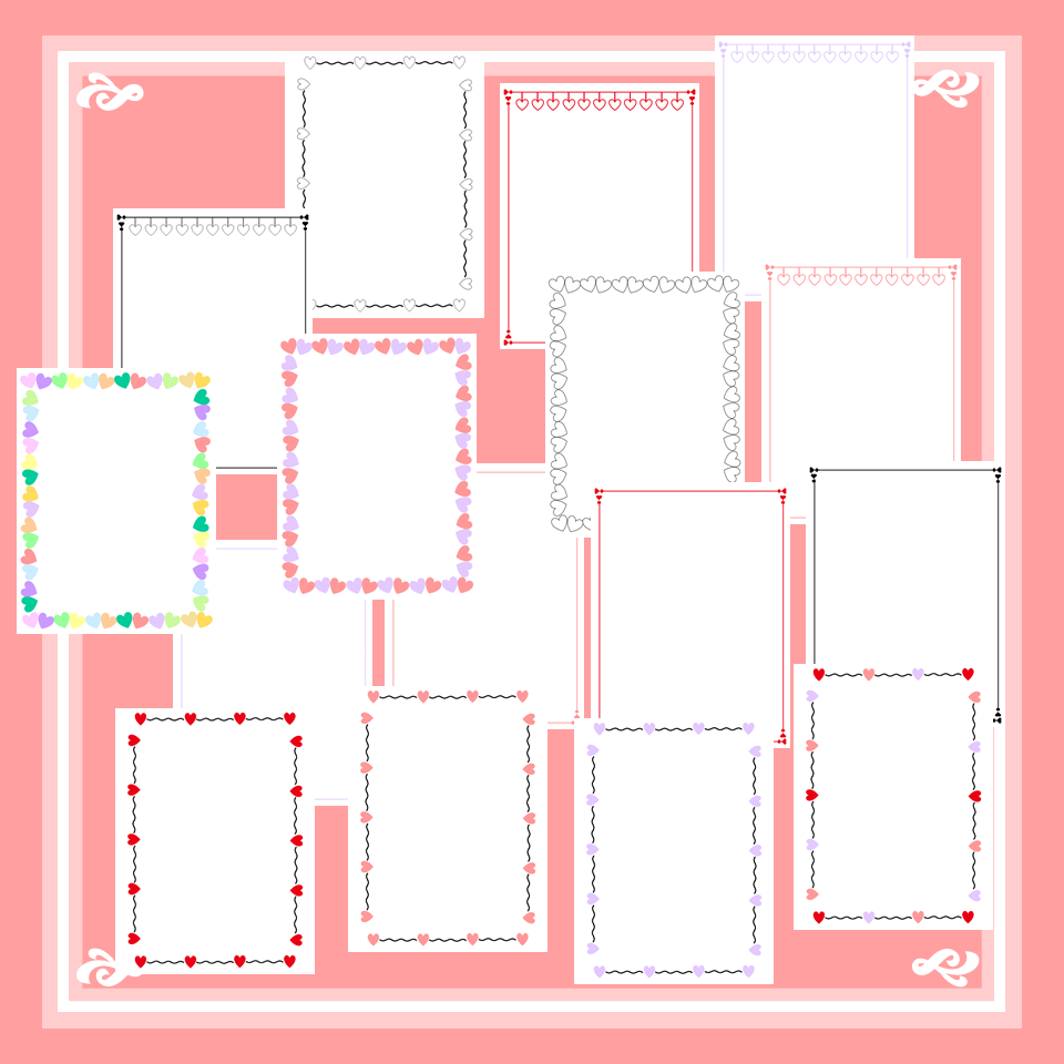 Heart Borders | Made By Teachers