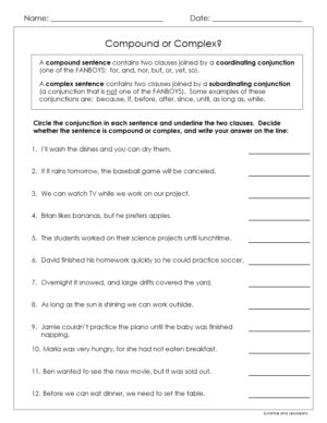 Coordinating & Subordinating Conjunctions - FANBOYS - Grades 3-4 - CCSS ...