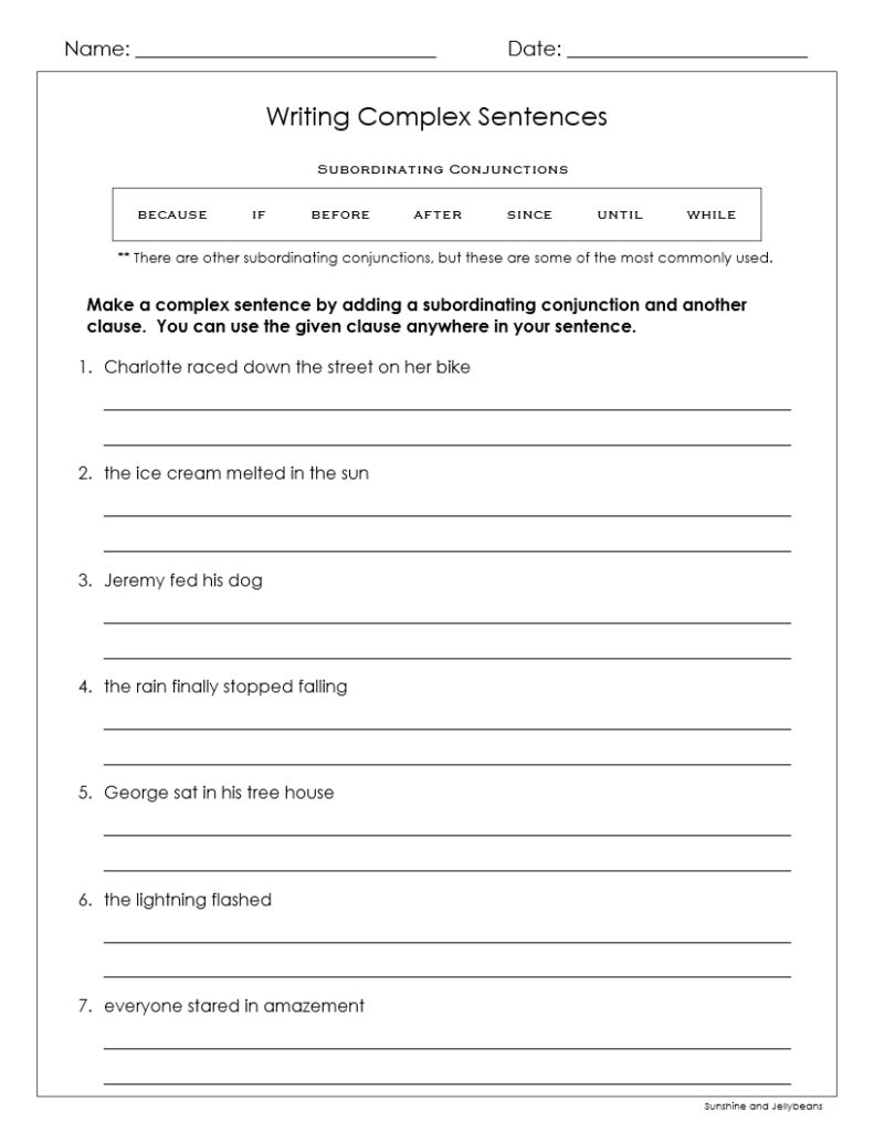 Coordinating & Subordinating Conjunctions - FANBOYS - Grades 3-4 - CCSS ...