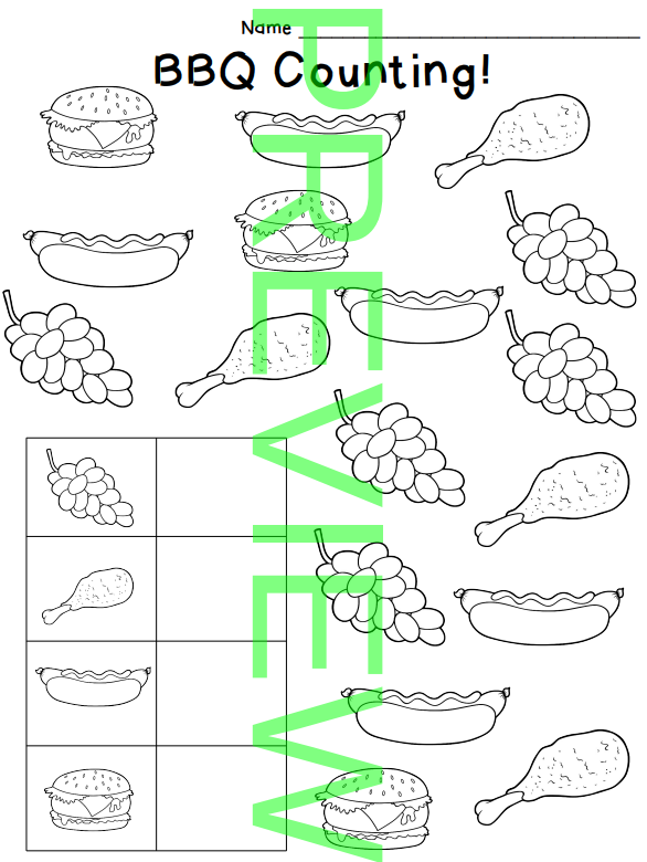 Counting Objects with 1:1 Correspondence Numbers 1-10 | Made By Teachers