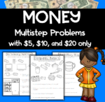 Multistep Money Store Word Problems with Adding and Subtracting for ...