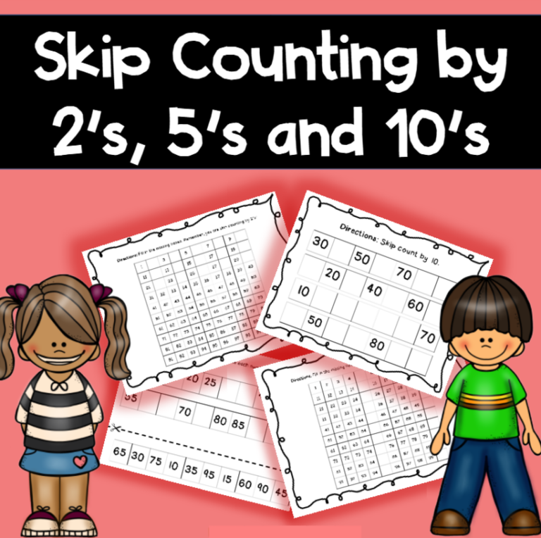 Skip Counting by 2 and 5 and 10 | Made By Teachers