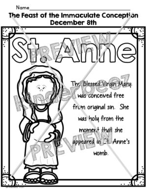The Feast of the Immaculate Conception | Made By Teachers