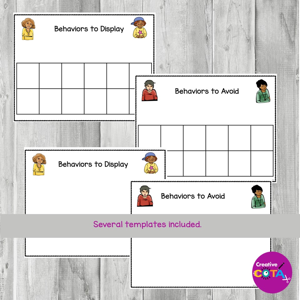 Social Emotional Learning Behavior Sort and Reflection sheet | Made By ...