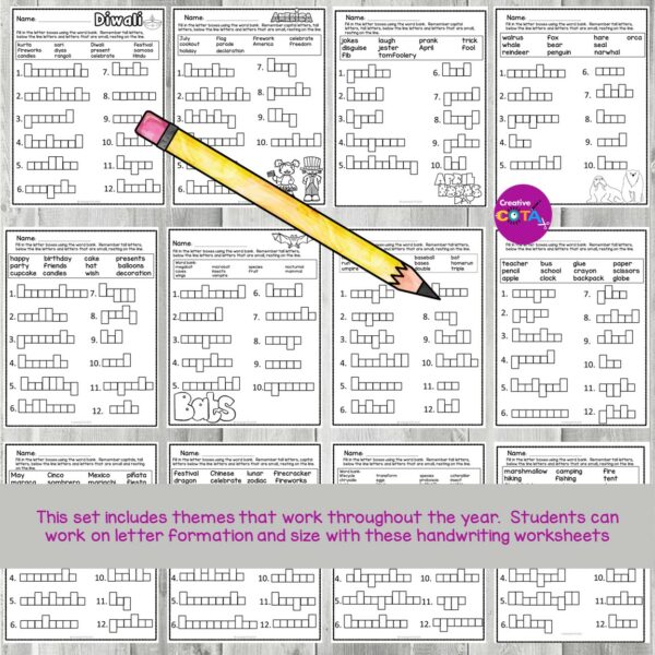Handwriting Practice for an Entire Year | Made By Teachers