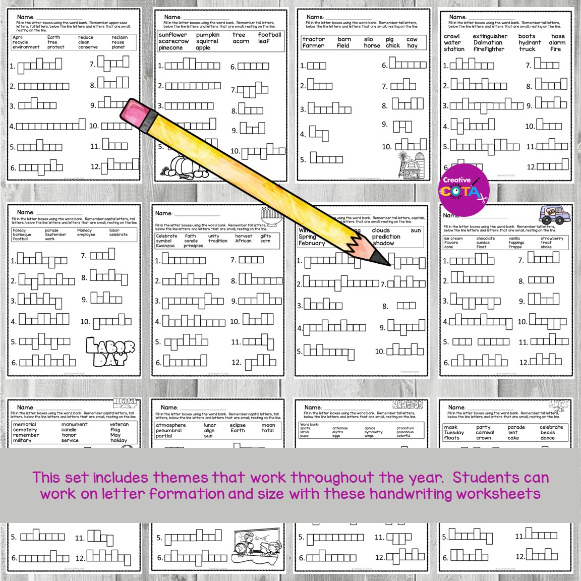 Handwriting Practice for an Entire Year | Made By Teachers