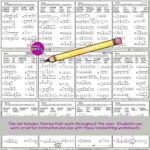 Handwriting Practice for an Entire Year | Made By Teachers