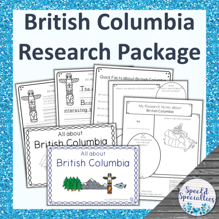 British Columbia Province of Canada Differentiated Research Project ...