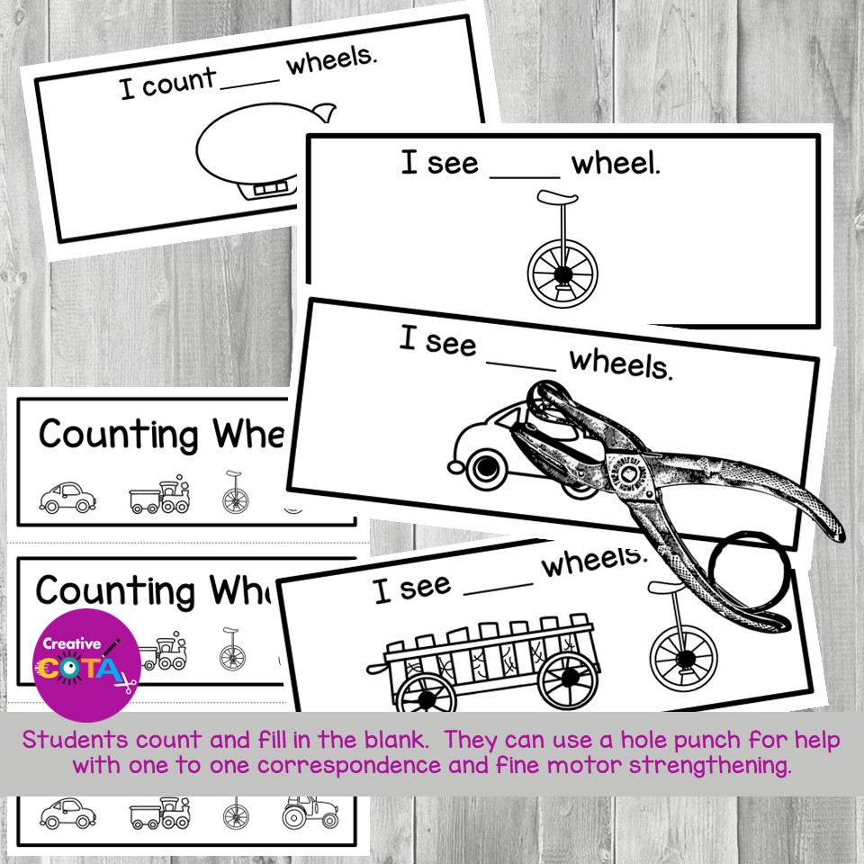 Fine Motor Math Center Counting Numbers 1-12 | Made By Teachers