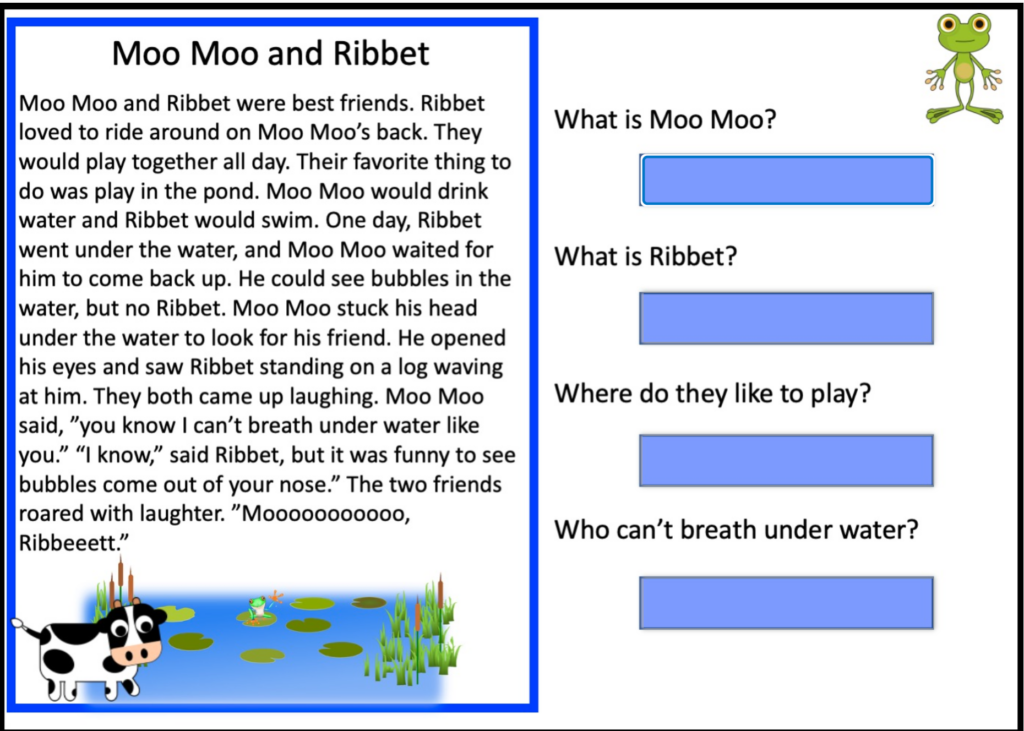 Asking and Answering Questions Fictional Boom Cards | Made By Teachers