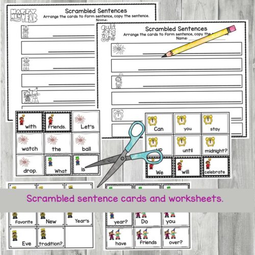 New Years Math and Literacy Activities and Worksheets | Made By Teachers