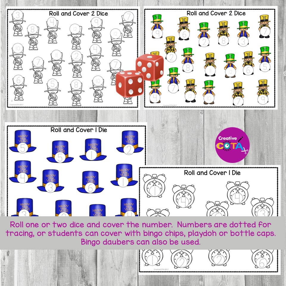 New Years Math and Literacy Activities and Worksheets | Made By Teachers