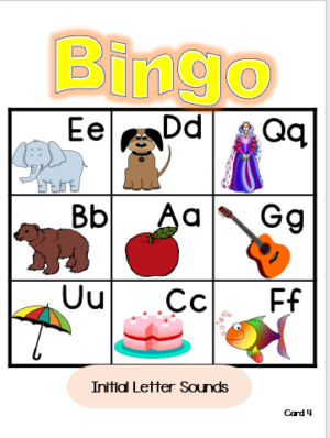 ALPHABET BINGO Letters and sound A to Z | Made By Teachers