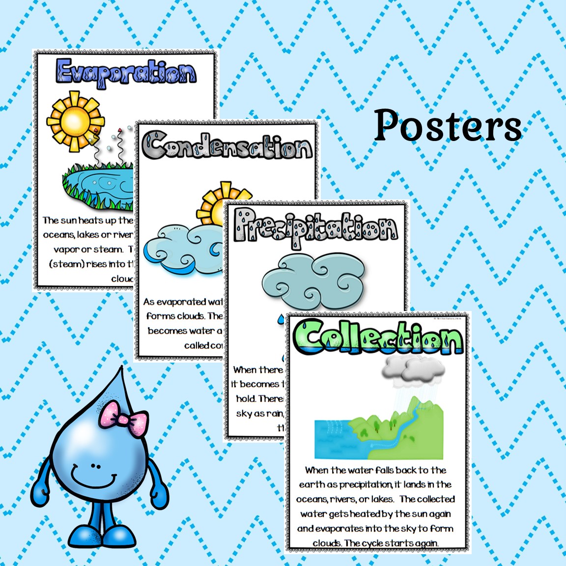 The Water Cycle | Center Activities | Worksheets | 1st 2nd | Made By ...