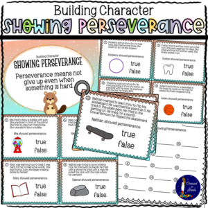 Building Character: Showing Perseverance Task Cards | Made By Teachers