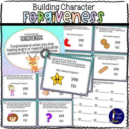 Building Character: Forgiveness Task Cards | Made By Teachers