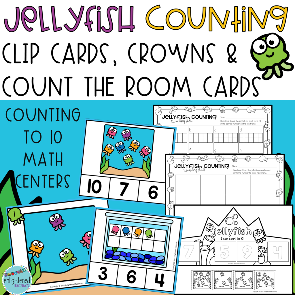 Counting to 10 Clip Cards Count the Room Scoot Task Cards Counting ...