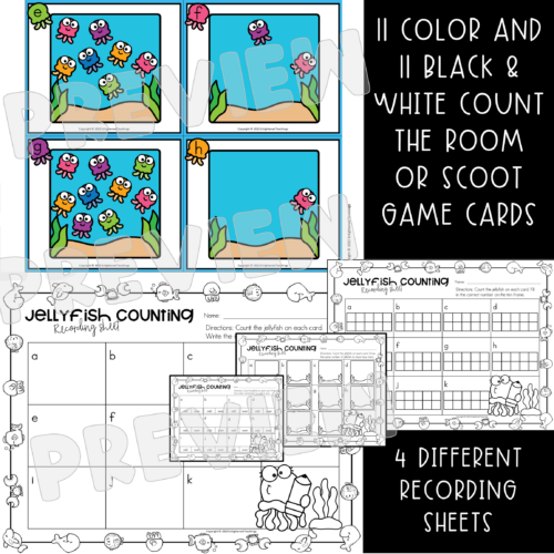 Counting to 10 Clip Cards Count the Room Scoot Task Cards Counting ...