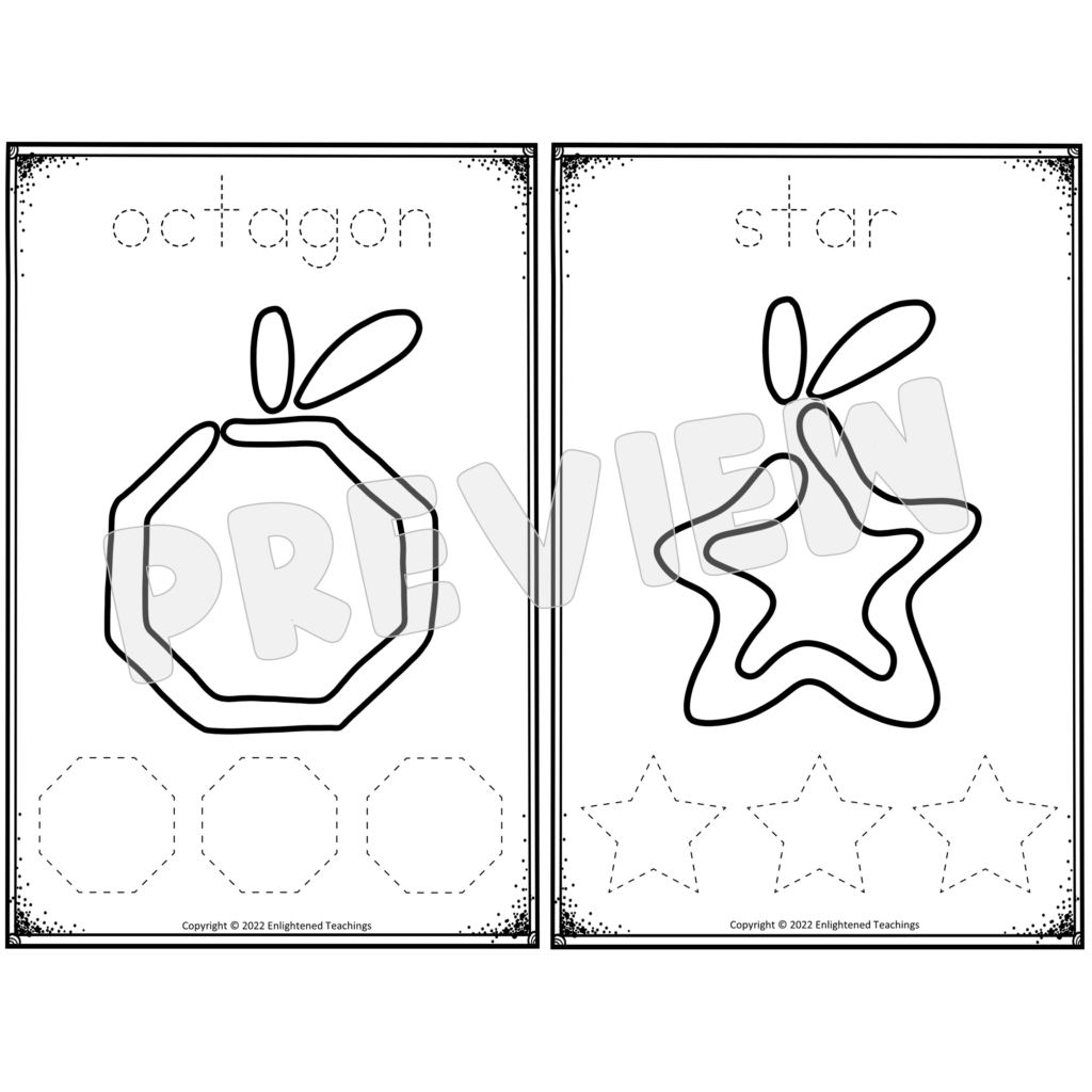 2D Apple Shape Dough Mats Fine Motor Skills | Made By Teachers