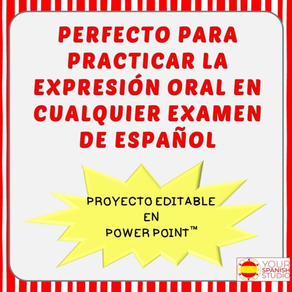 EDITABLE PROJECT ORAL PRESENTATION AND COMPARISON ADVANCED SPANISH EXAM ...