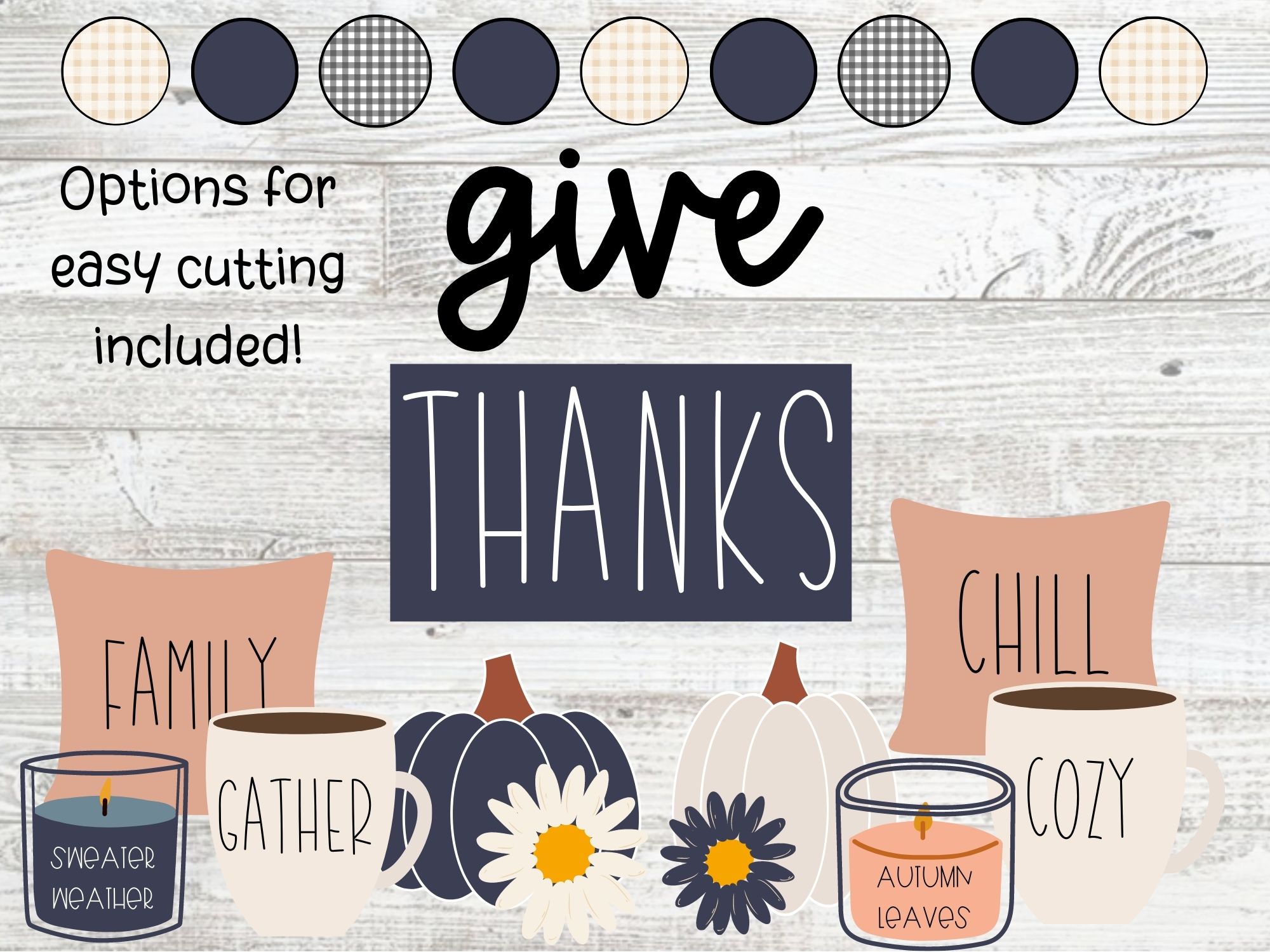 Farmhouse Thanksgiving Bulletin Board and Fall Door Decor | Made By ...