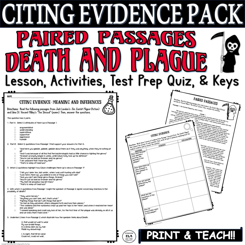 Paired Passages with Questions Reading Comprehension Citing Evidence ...