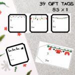 Printable Christmas Gift Tags 8.5x11 | Made By Teachers