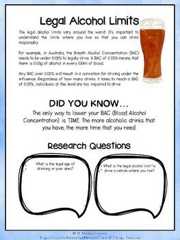 PARTYING SAFELY WORKBOOK for teenagers I Personal Safety & Life Skills ...