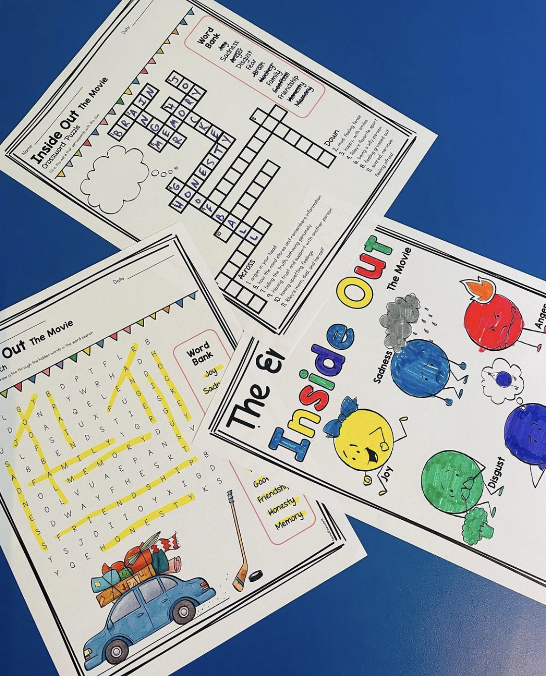 Inside Out Movie Companion | Made By Teachers