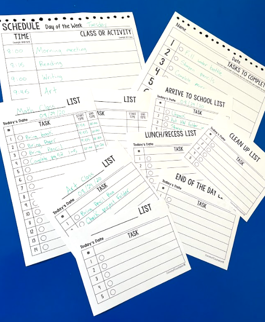 Executive Functioning Checklist | Made By Teachers