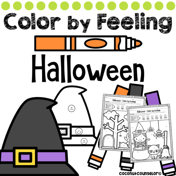 Halloween Color by Feeling Worksheets | Made By Teachers