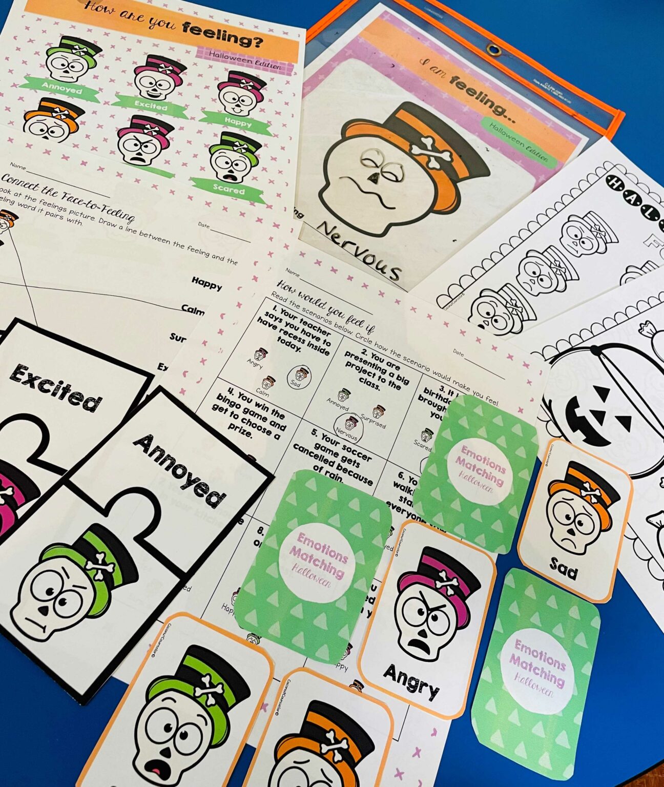 Halloween Emotions Activities, Games, & Worksheets | Made By Teachers