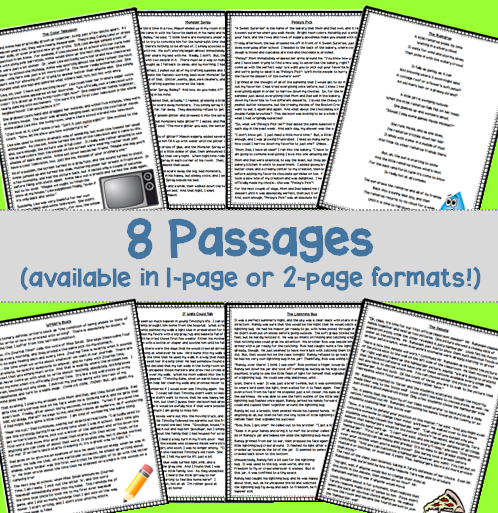 Point of View: 8 Passages with 35+ Multiple-Choice Questions! | Made By ...