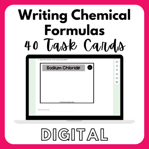 CHEMISTRY Naming Compounds & Writing Chemical Formulas BUNDLE | Made By ...