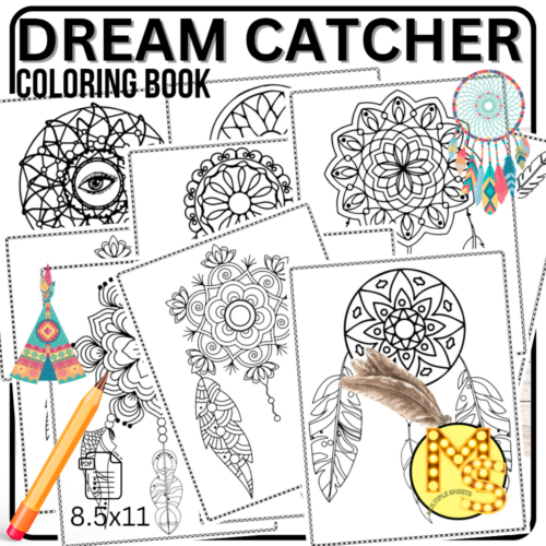 Dream Catcher Coloring sheets-Indigenous People's Day. | Made By Teachers