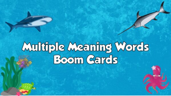 Multiple Meaning Boom Cards 50 Cards | Made By Teachers