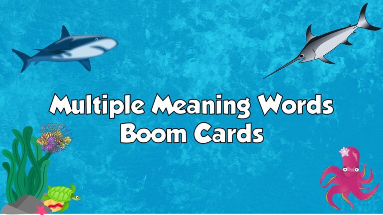 Multiple Meaning Boom Cards 50 Cards | Made By Teachers
