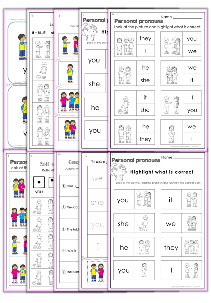 Personal Pronouns Set | Made By Teachers