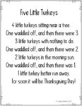 Five Little Turkeys {Pocket Chart Poem and Student Books} | Made By ...